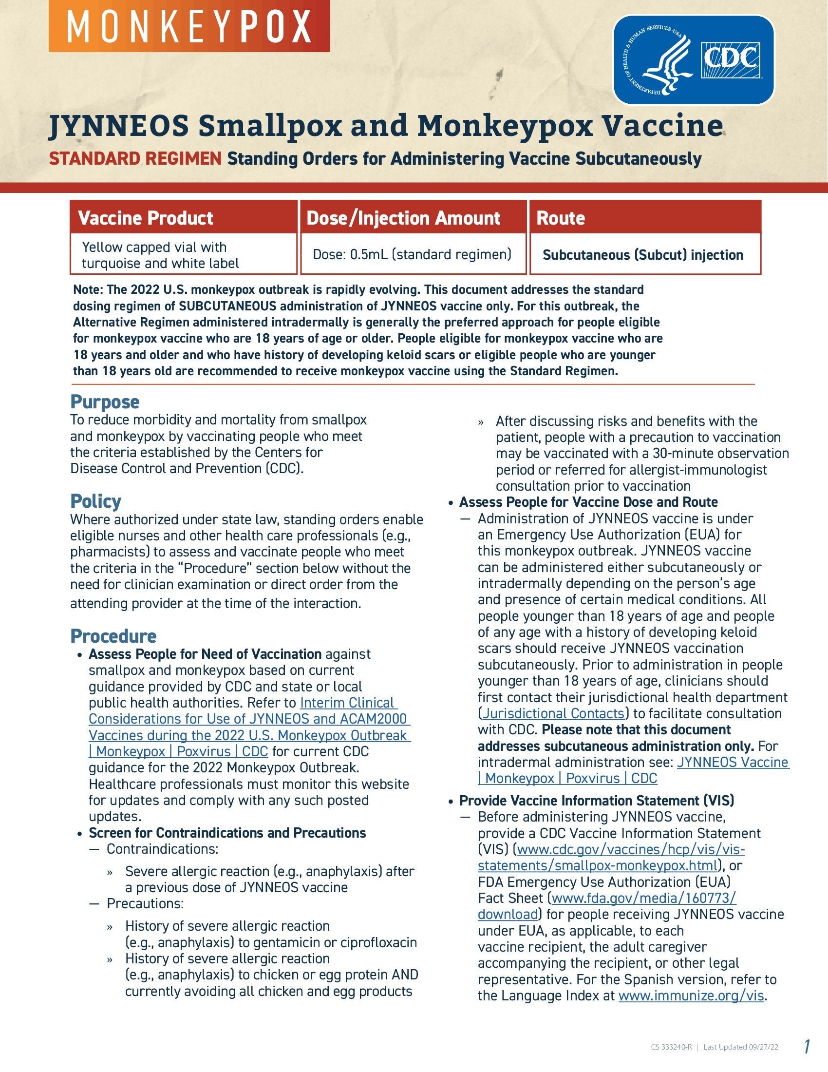 Clinical Resources: Standing Orders Templates | Immunize.org